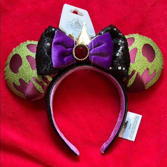 Disney | Accessories | Disney Evil Queen Snow White Minnie Ears ...